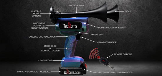Build Your Own Train Horn | Loud. Epic. Custom | TecHorns